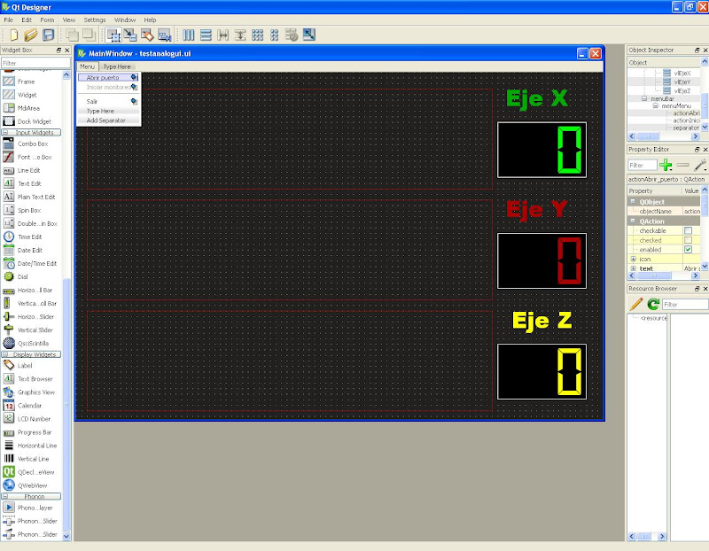 Brightbase: Prueba del acelerómetro MMA7260 con PIC y PyQwt