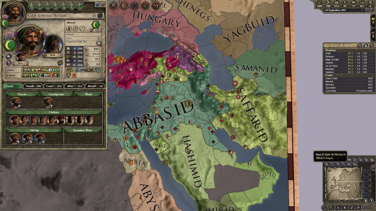 Played by Panthro: 9th Century Gaming: Crusader Kings II