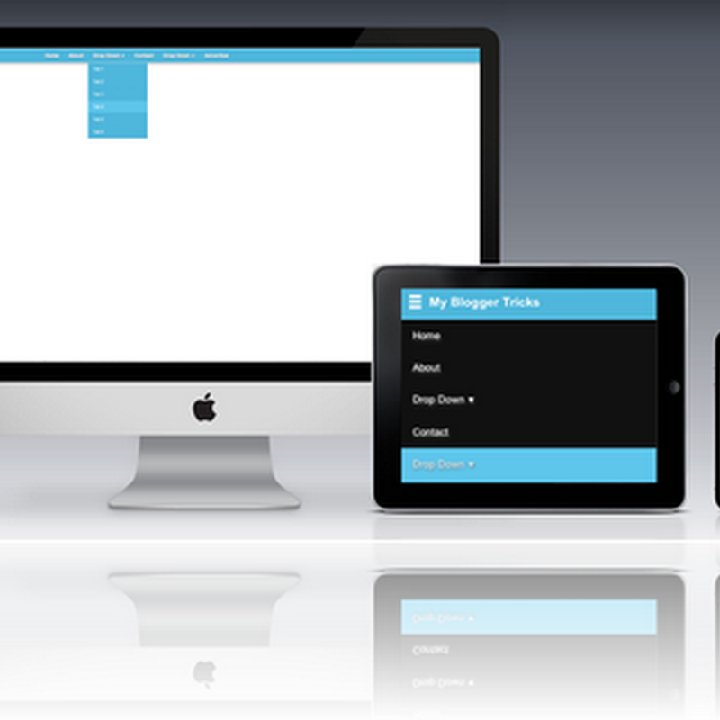 Create A Responsive Drop Down Menu In Blogger