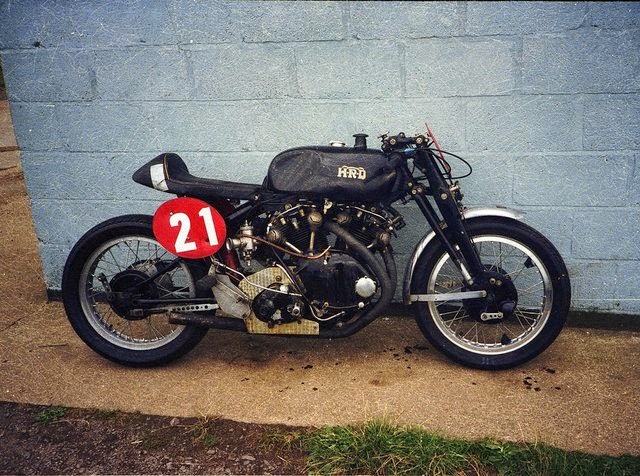 Vincent race motorcycle