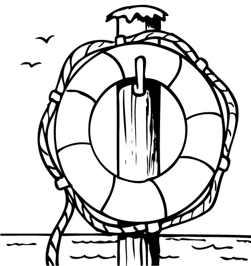 Preserver Saves Saver Vbs Submerged Sketch Coloring Page