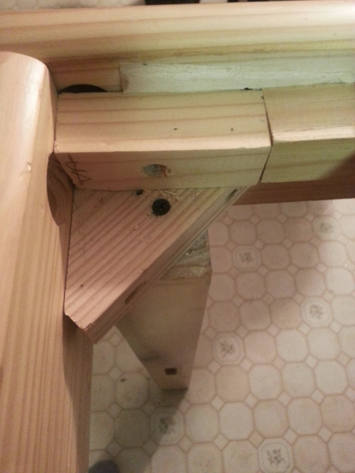 Heading Home Farms: Homemade upcycled kitchen island - countertop - bar ...