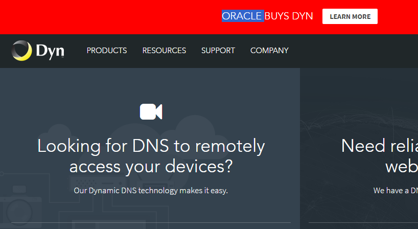 DYN BÁN CHO ORACLE, ORACLE MUA LẠI DYN - LẮP ĐẶT CAMERA TPHCM