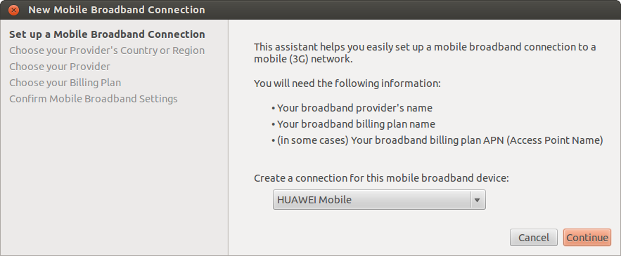 UbuntuHak: Configuring Mobile Broadband in Ubuntu