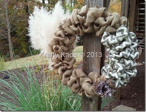Krafty Kade: { Tutorial: Burlap Bubble Wreaths }
