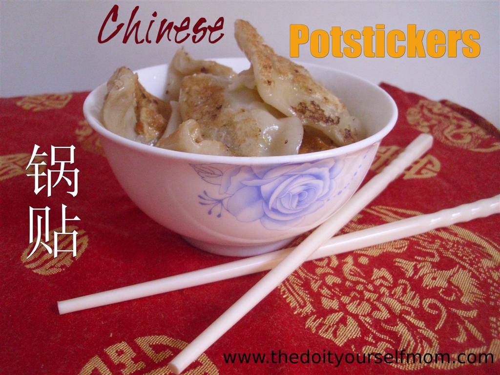 The Do-It-Yourself Mom: DIY Chinese Potstickers