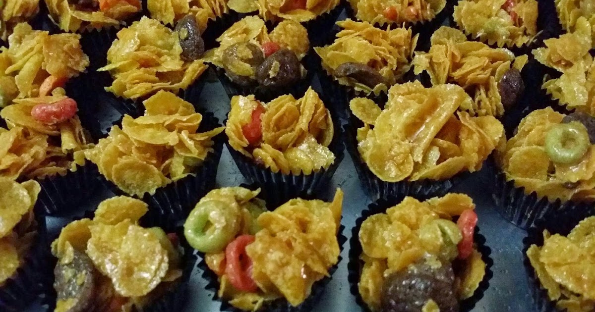 ZULFAZA LOVES COOKING: Cornflake susu (cornflake madu)
