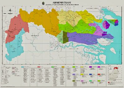 Peta Administrasi Kabupaten Nunukan ~ saspras