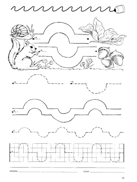 Fichas para educacion de niños