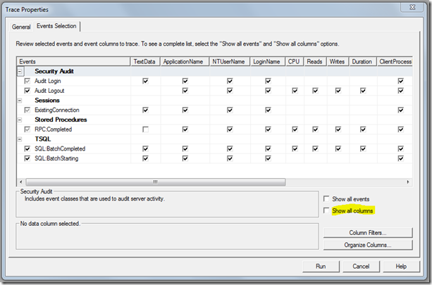 For SQL Server DBA Developer SQL Server Profiler Trace Events From One Database for-sql-server-dba-developer-sql-server-profiler-trace-events-from-one-database