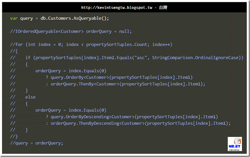 Mrkt 的程式學習筆記 Aspnet Mvc 使用 Jquery Easyui Datagrid 多欄排序 Multiple Column Sorting Part3