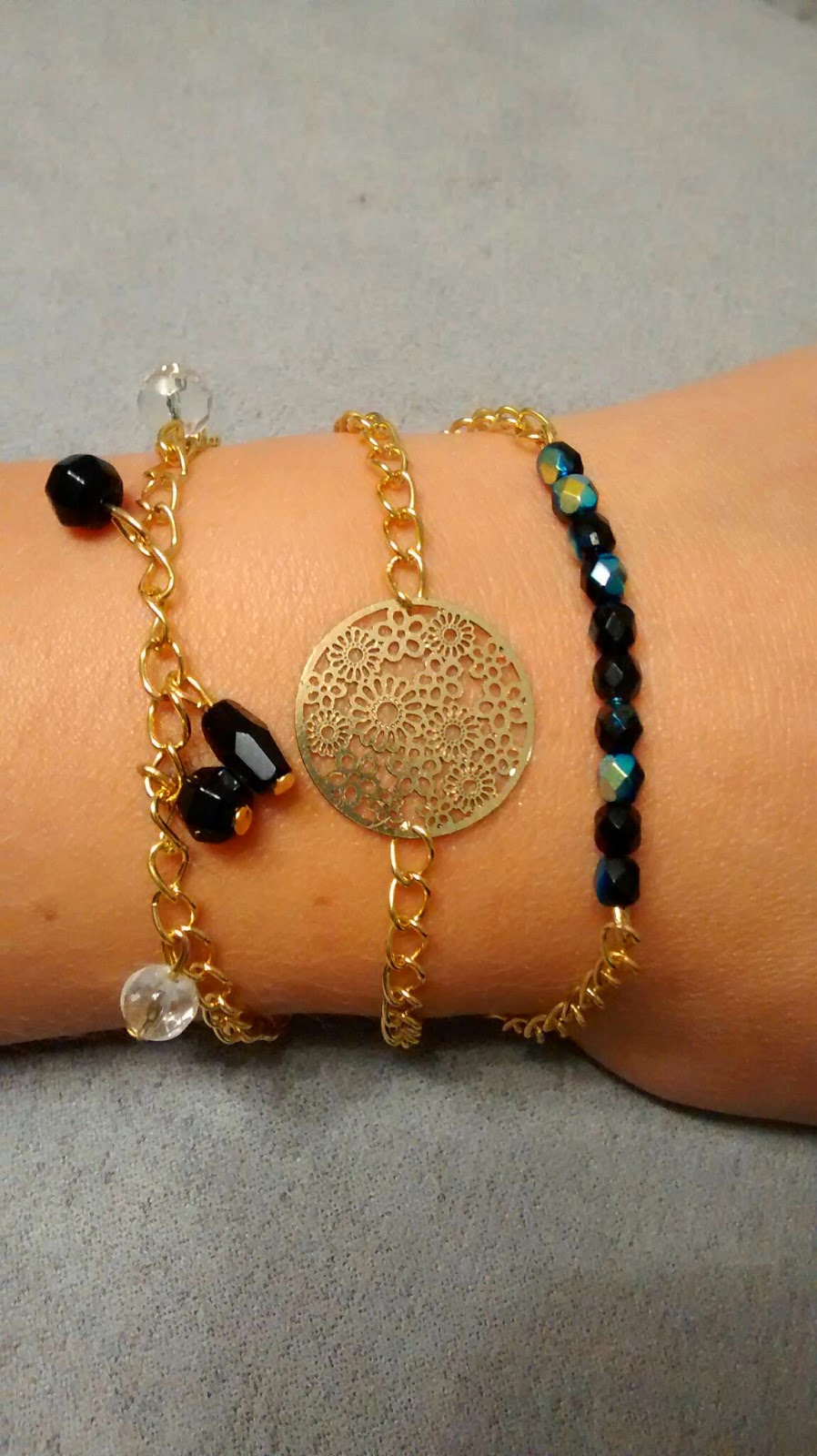 Ofée Création Bijoux: Bracelet triple