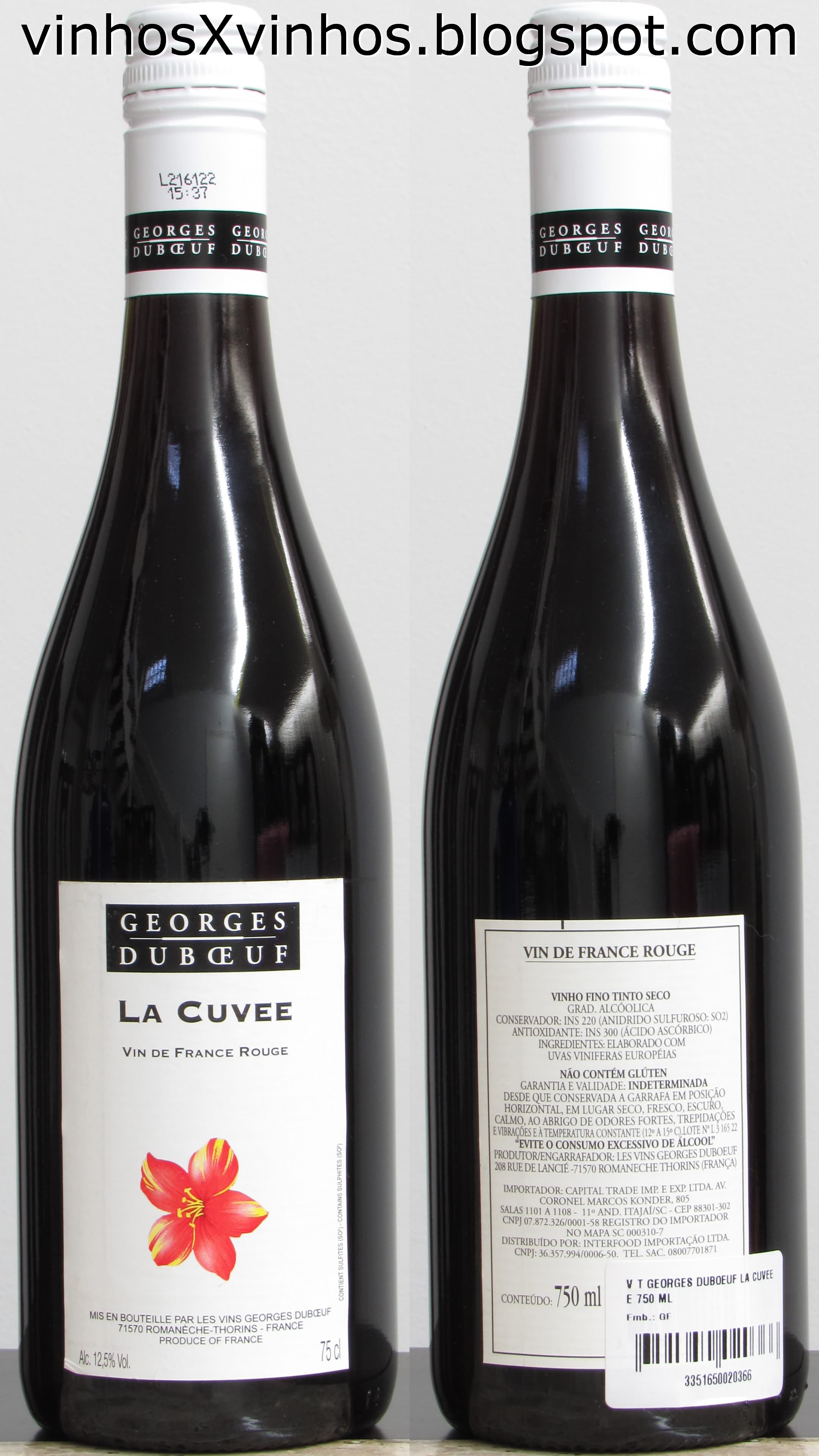 Vinhos x Vinhos: Georges Duboeuf La Cuvée