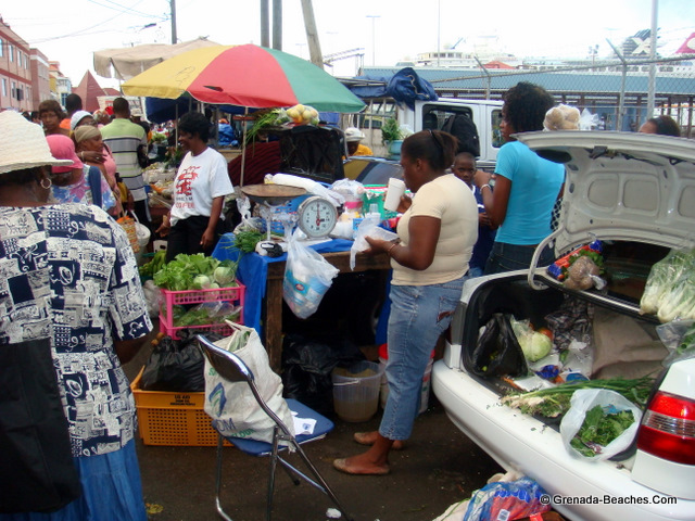 St. George’s Market Scene Pictures – Grenada Beaches
