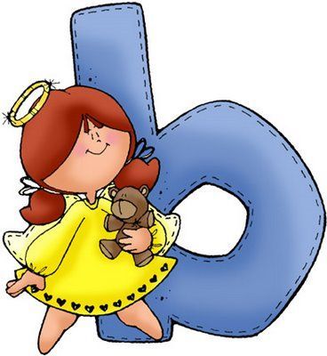 ABECEDARIO ANGELITOS LETRAS ANGELITOS