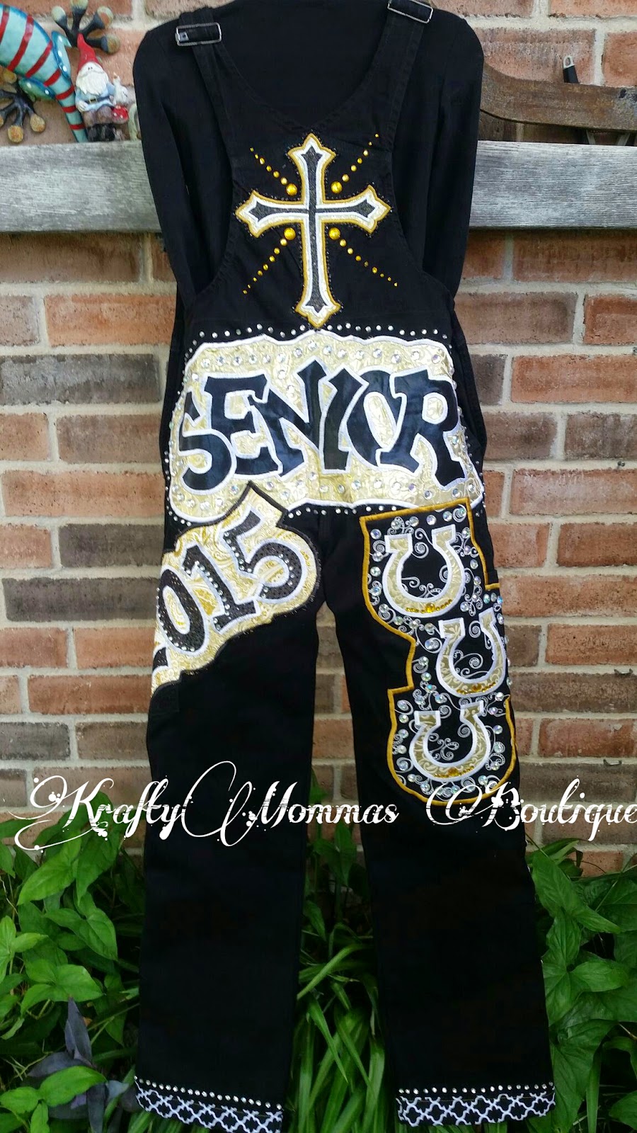 Tales of a KraftyMomma: Taylor high school senior overalls