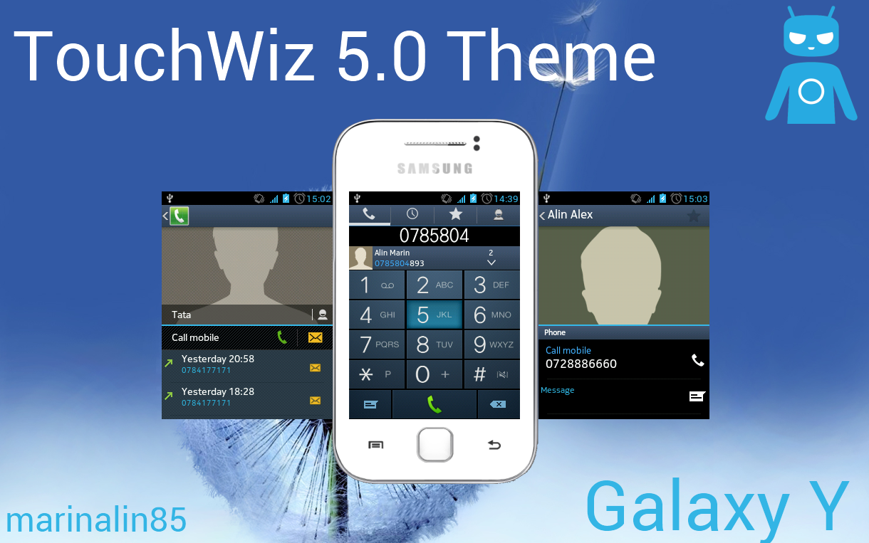 [tema] TouchWiz 5.0 para galaxy y | Galaxy Y Club Brasil