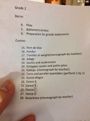 Diary of The Tired Mommy: RAD Grade 2 Ballet Examination