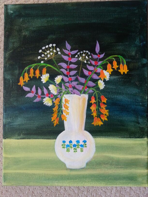 Projects: Free style abstract painting