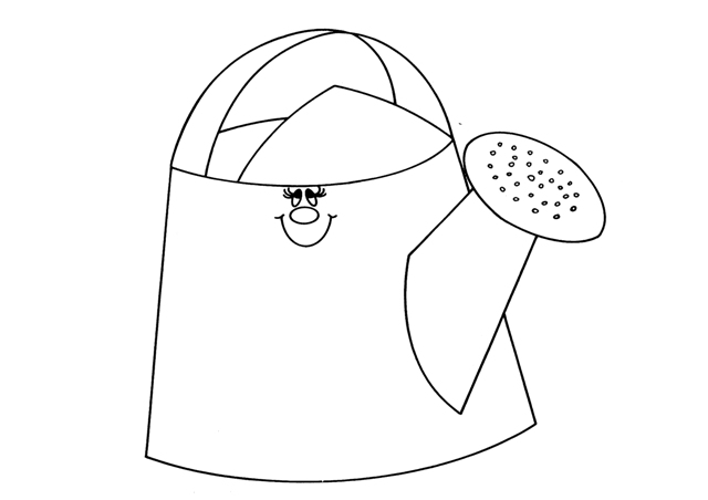 REGADERA PARA COLOREAR