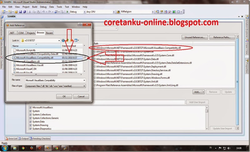 √ Cara MENAMBAHKAN DriveListBox, DirListBox, FileListBox DI vb.net