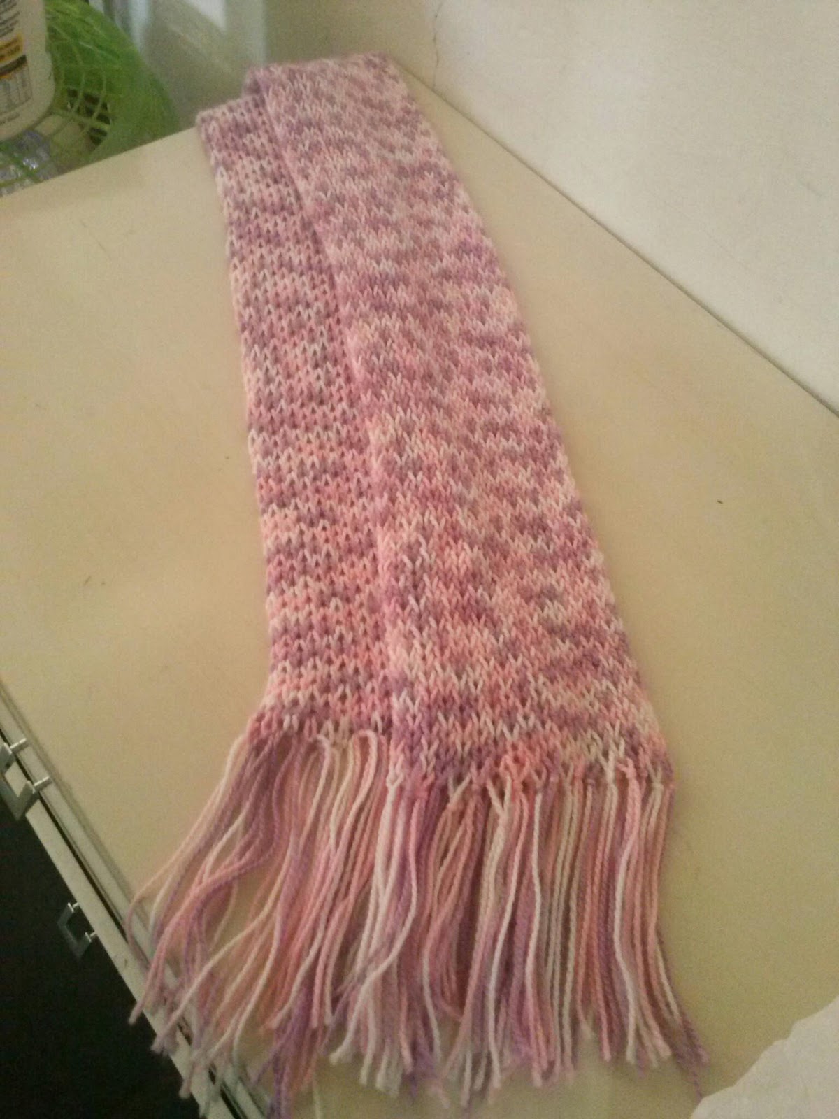 Crafteria da Nah. : Cachecol feito no tear de pregos