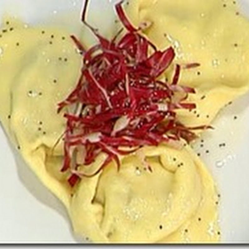 Tortellacci al radicchio e robiola