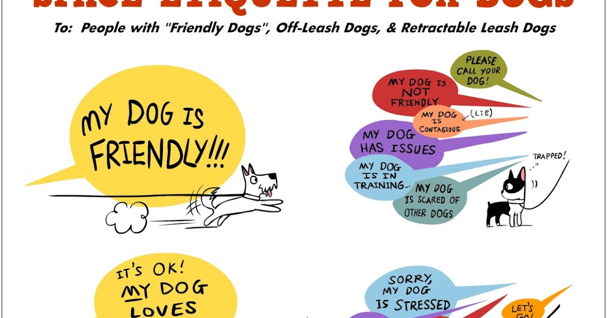 Top Dog Blog!: Dog Etiquette Rules