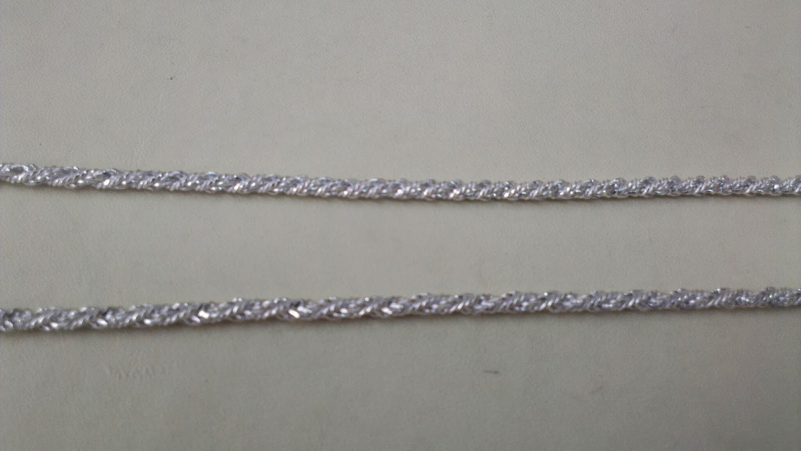 Saisriram jewellers: Silver leg chains