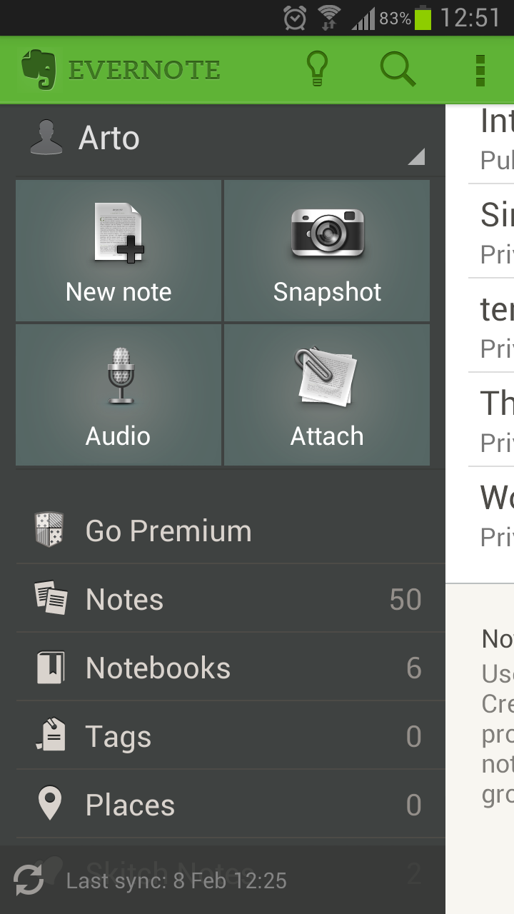 High Quality Android Stuff: Evernote: Your cloud notes companion