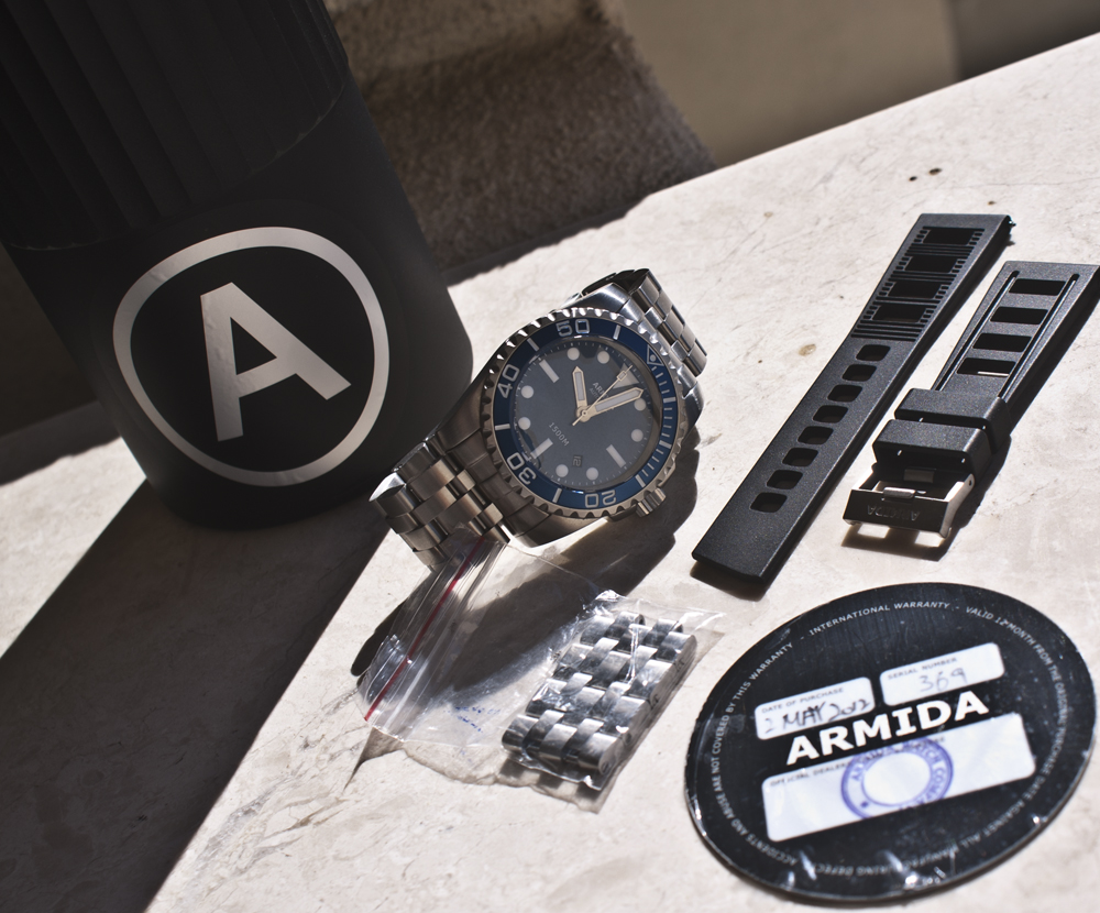 **SOLD** Armida A3 (97%) condition Blue Dial / Bezel | WatchUSeek Watch ...