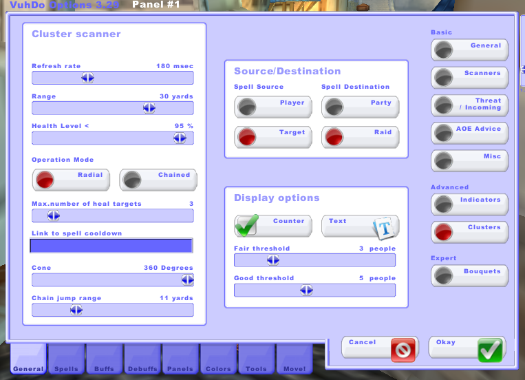 Vuhdo Guide: Vuhdo Setup Walkthrough