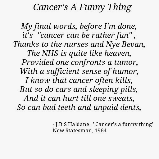 Collection of The Young Ahmed Poetry: Cancer's a Funny Thing