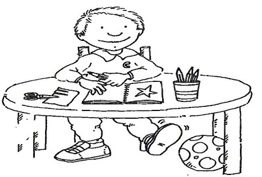 Imagenes de rutinas diarias para colorear - Imagui