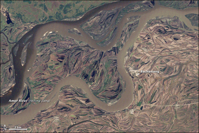 Image of the Day: Satellite view of record flooding on the Amur River ...