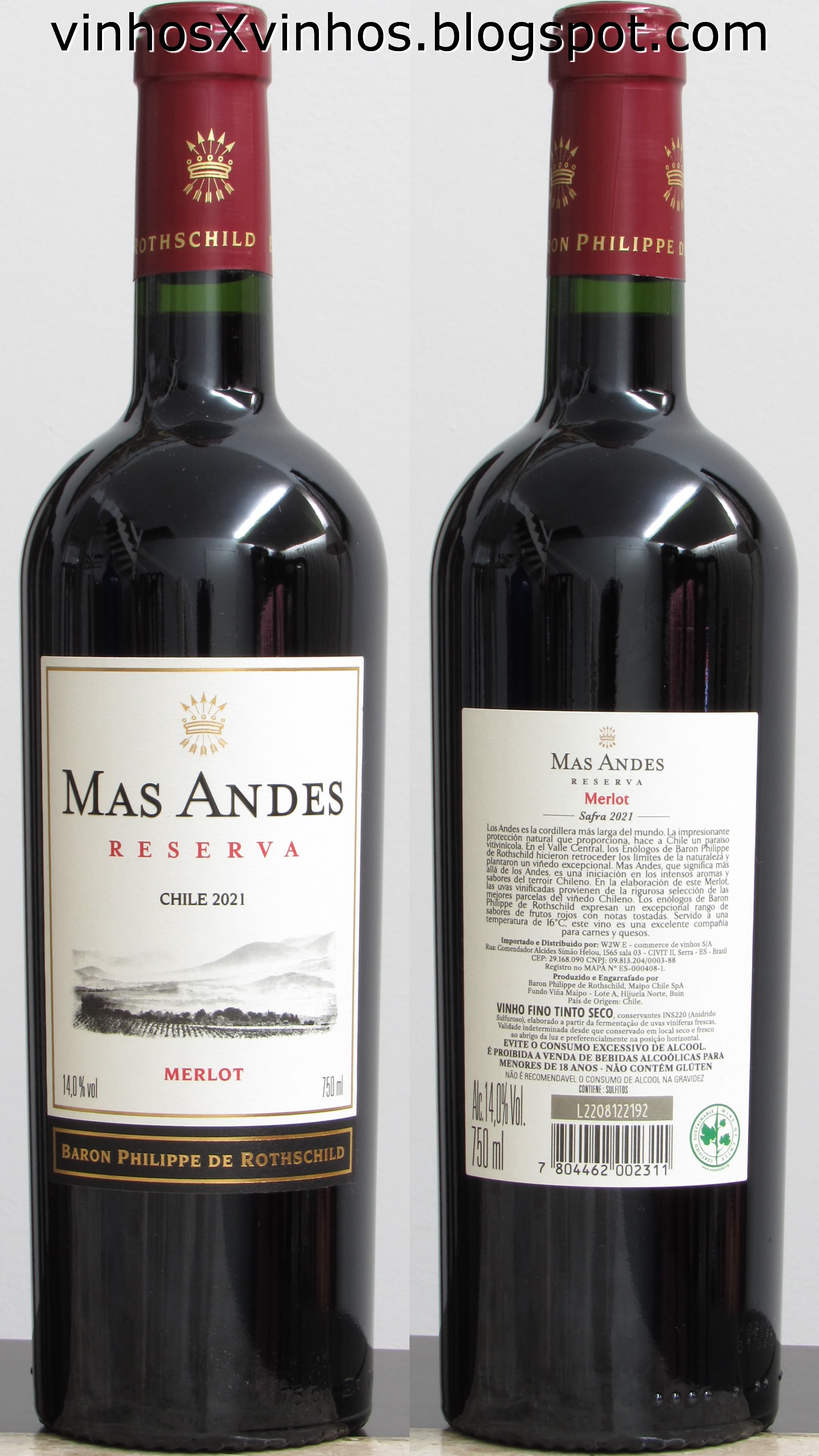Vinhos x Vinhos: Mas Andes Merlot