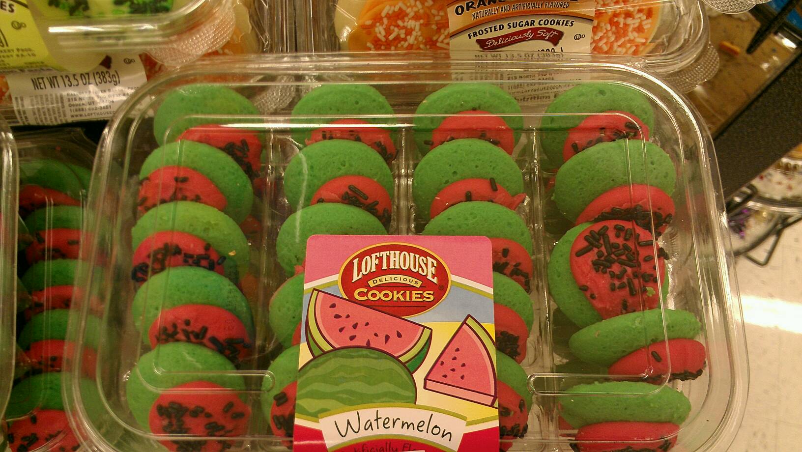 Diane's Online Diary: Watermelon cookies
