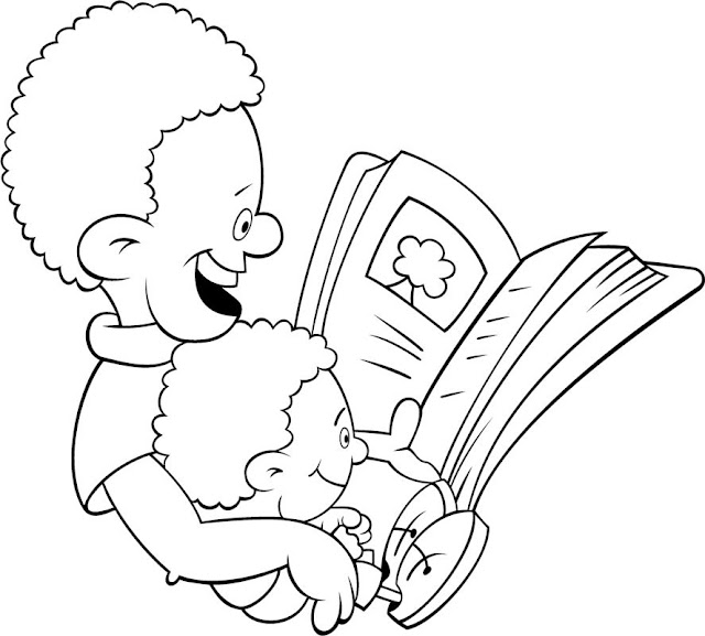 NIÑOS Y LECTURA PARA COLOREAR