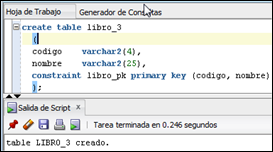 Estructura de Lenguaje SQL: Tablas–Llaves Primaria y Foráneas