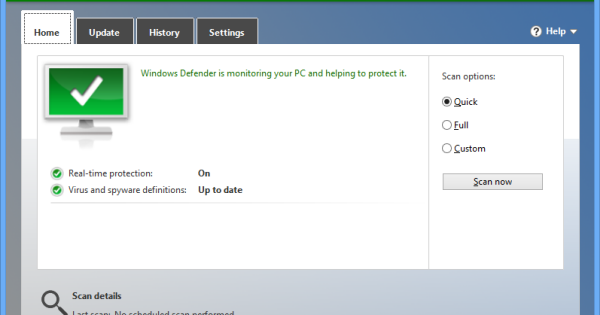 Add Windows Defender to Desktop Context Menu in Windows 8