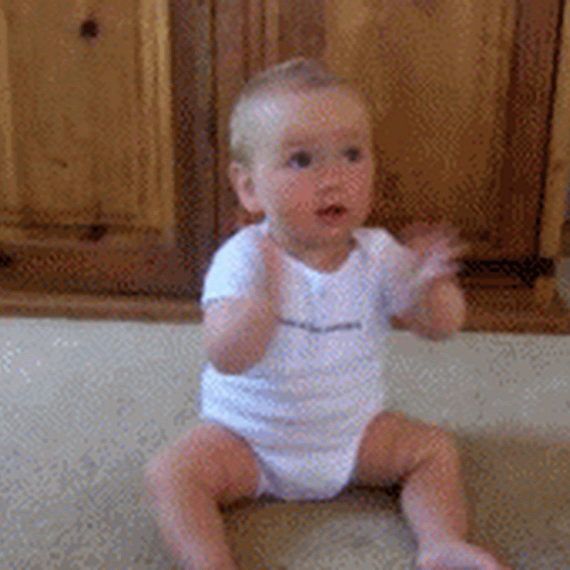 Gif aplauso, gif bebé aplaudiendo - Blog de imágenes