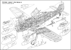 Aircraft Drawings: Stuka Dive Bomber