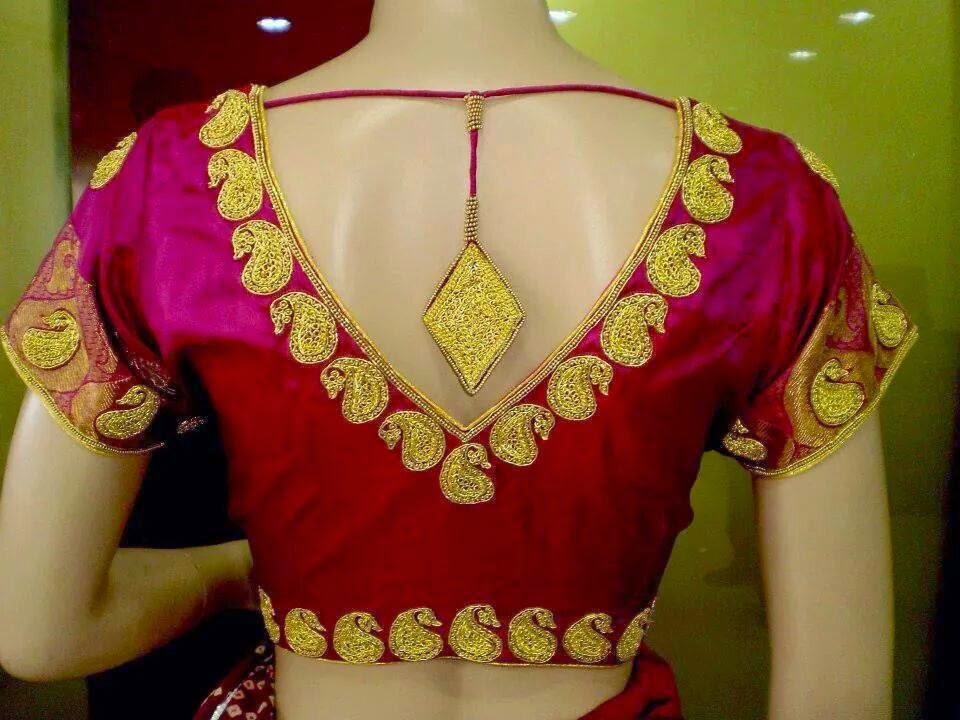 Designer Blouse Images: Mango Design