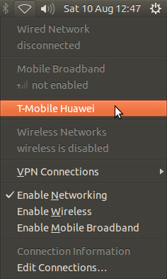 UbuntuHak: Configuring Mobile Broadband in Ubuntu