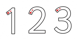 Förskoleburken: Siffror att spåra