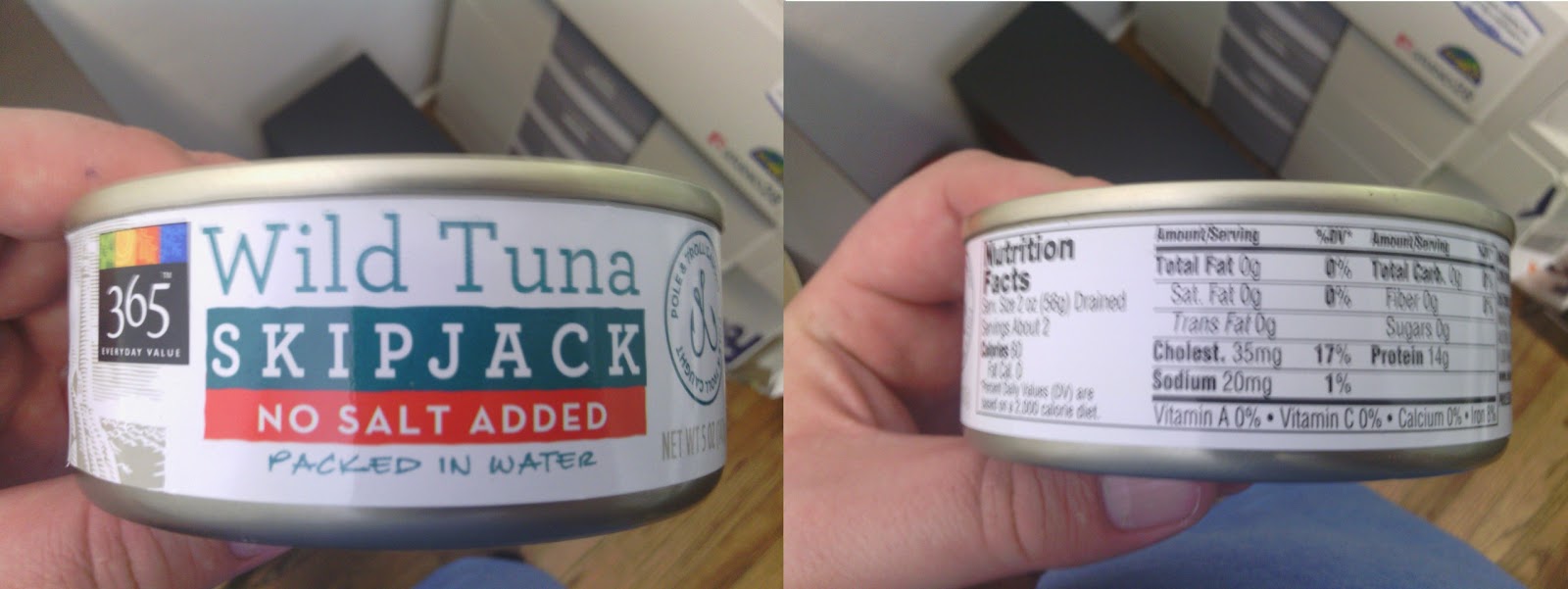 Low Sodium Spy: 365 Every Day Wild Skipjack Tuna - No Salt Added