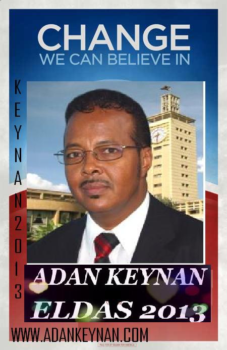 ELDAS FOR HON.ADAN KEYNAN(2013): December 2012