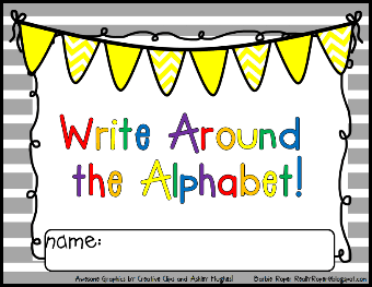 Write Around the Alphabet {Freebie} - Really Roper