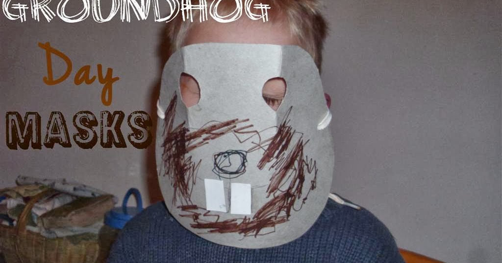 The Do-It-Yourself Mom: Groundhog Holiday Preschool Craft: Groundhog Masks