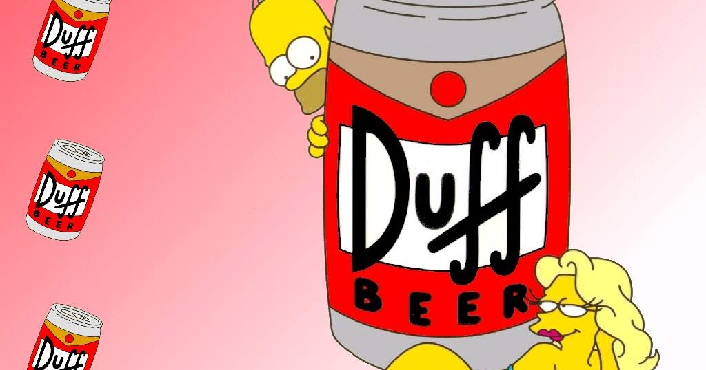 LAS COPAS POR SU NOMBRE: DUFF, la cerveza de los Simpson.